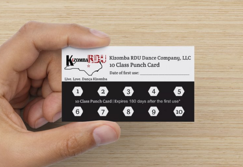 10 Class Pass Card | kizombardu