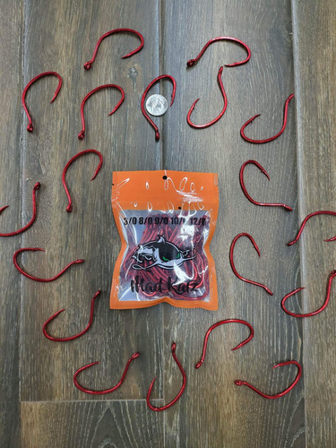 10/0 Red Hawg Snatcher Hybrid Circle Hooks | Mad Katz Gear