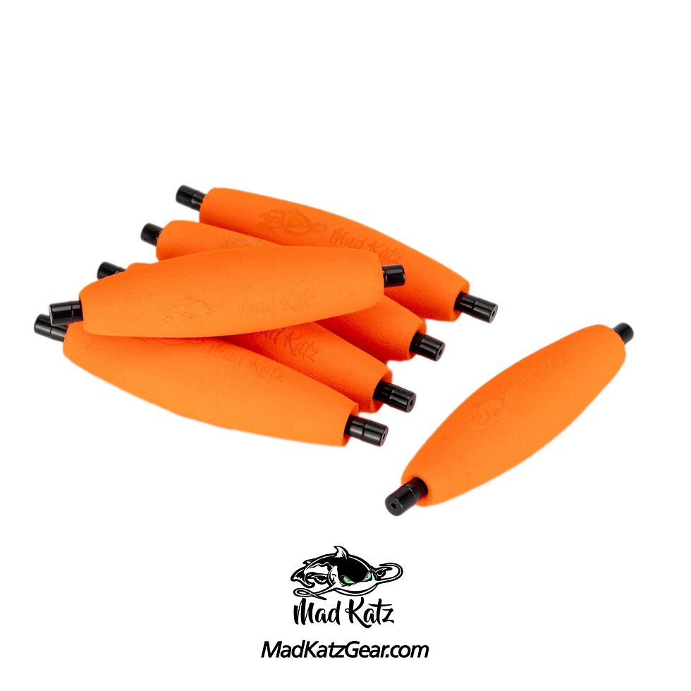 Orange BAITS UP EVA Peg Float - 6 pack | Mad Katz Gear
