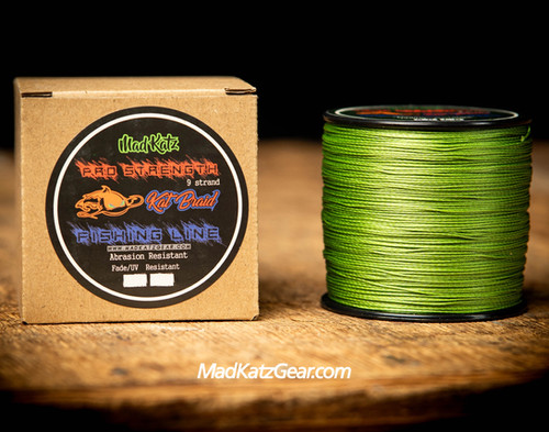 9 Strand Braided Line 80 Pounds 328 yards- MKGKBGRN80 | Mad Katz Gear
