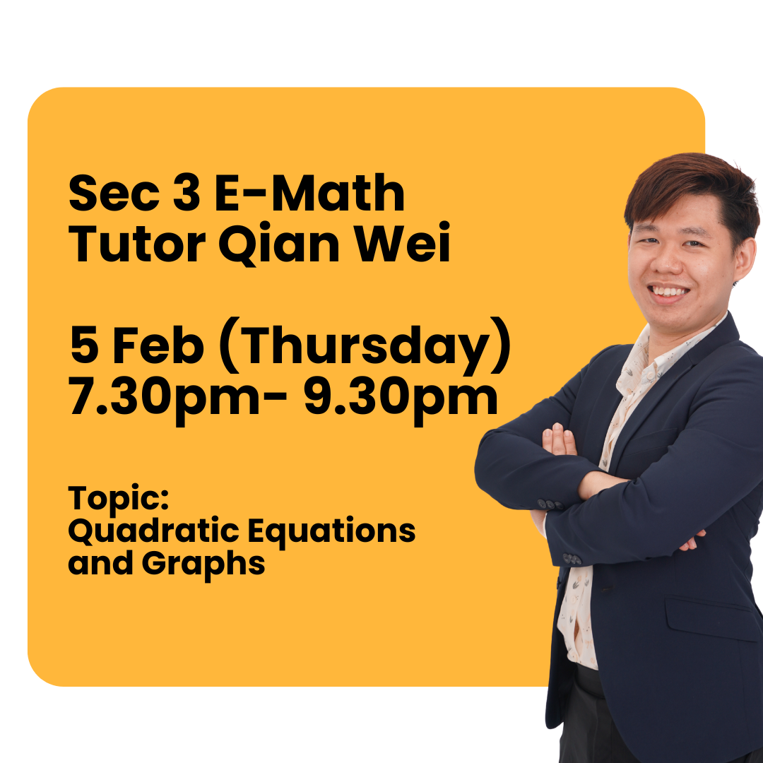 Sec 3 E-Math [WA1 Revision] | OVERMUGGED