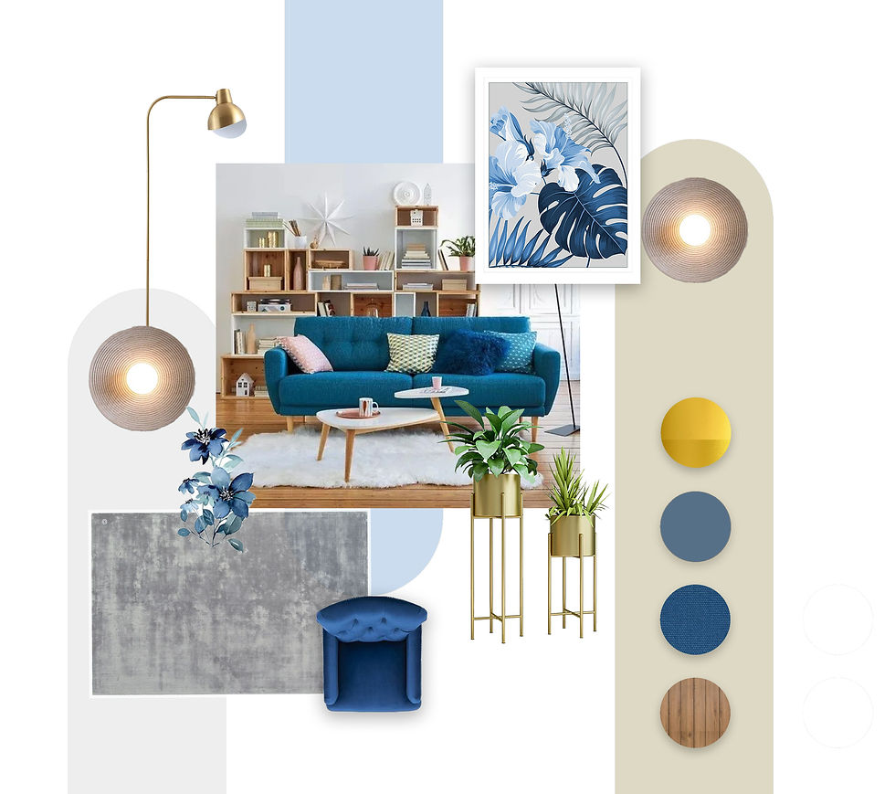 Inspiring Spaces: Room-Specific Mood Boards in Various Styles