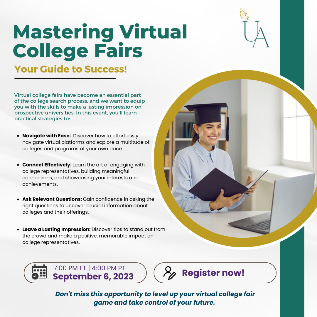 Mastering Virtual College Fairs: Your Guide to Success! | Uprooted Academy