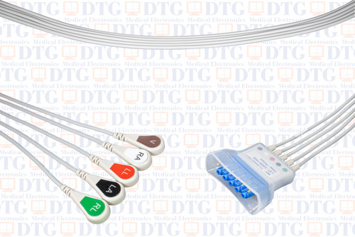 Philips Compatible ECG Telemetry 5 Lead (Snap) - PH-989803152071 | DTG ...