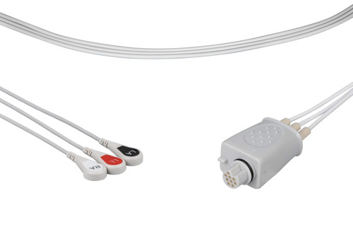 Fukuda Denshi Compatible ECG Telemetry 3 Lead (Grabber) - FD9D0109500 ...