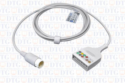 Philips Compatible 6 Lead ECG Shielded Trunk Cable - PH-M1667A | DTG ...