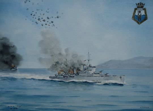 The Bombing of HMS Kingston