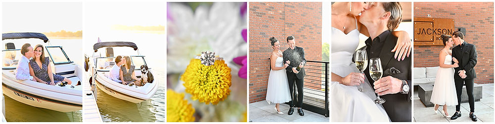 Downtown Elkhart Indiana Engagement: Jade & Derek