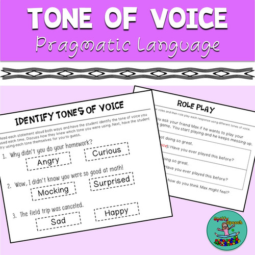 Tone of Voice: Social Skills | Spiffy Speech