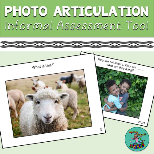 Photo Articulation Informal Assessment Tool | Spiffy Speech