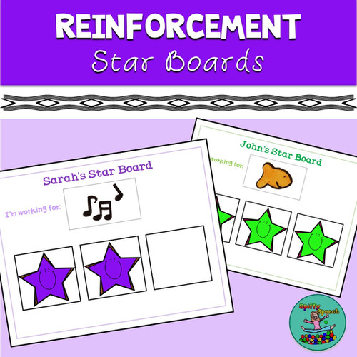 Reinforcement Star Boards | Spiffy Speech