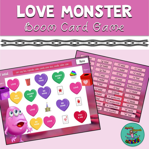 Love Monster Boom Card Game | Spiffy Speech