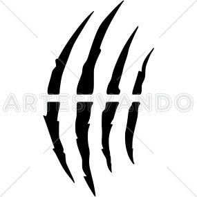 Adesivo Garra Monster | artesivando