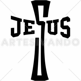Adesivo Jesus Cruz | artesivando