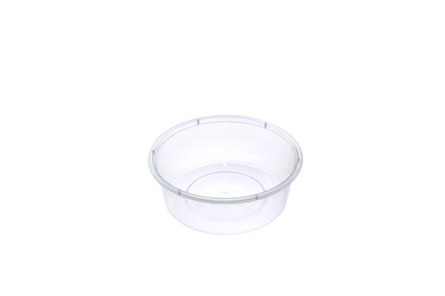 280ml Round Container Natural | Awesome Plastics | Australian Made