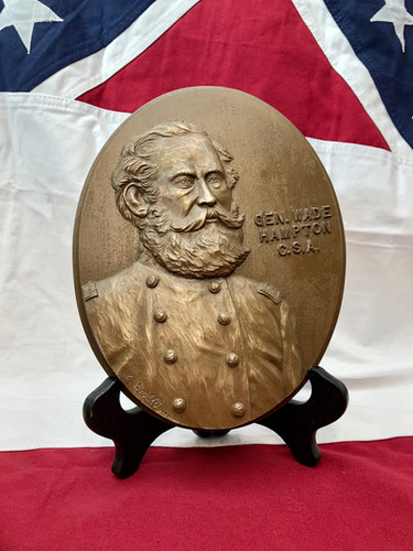 Gen. Wade Hampton – Plaque in Bonded Bronze | Valley Arts Publishi