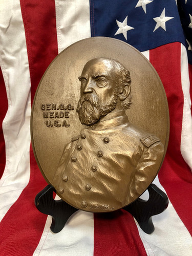 Gen. George Meade – Plaque in Bonded Bronze | Valley Arts Publishi