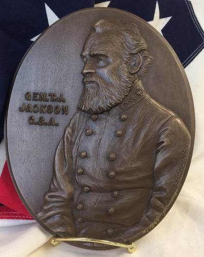 Gen. T. “Stonewall” Jackson – Plaque in Bonded Bronze | Valley Arts ...