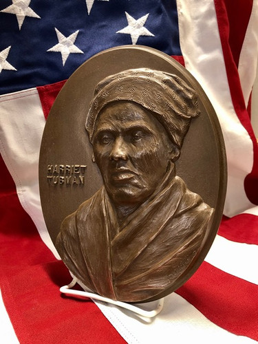 Harriet Tubman – Plaque in Bonded Bronze | Valley Arts Publishi