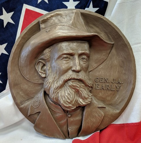 Gen. Jubal A. Early CSA - Bas Relief in Bonded Bronze | Valley Arts ...