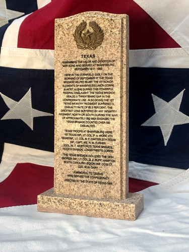 Texas State Monument (Antietam) | Valley Arts Publishi