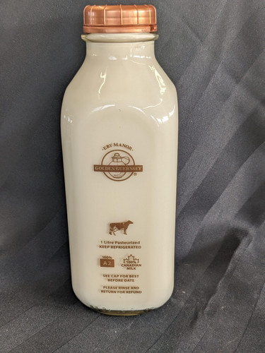 Milk: Manor A2 Whole 1 Litre | Moore Farms Store