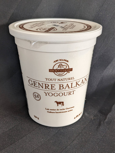 Eby Manor 4.8% Balkan Style Yogurt 750g | Moore Farms Store