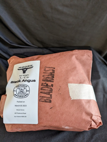 Black Angus Blade Roast ($12/LB)) | Moore Farms Store