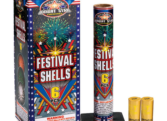 FESTIVAL SHELLS (CANISTER) 6 'S | Winda Fireworks