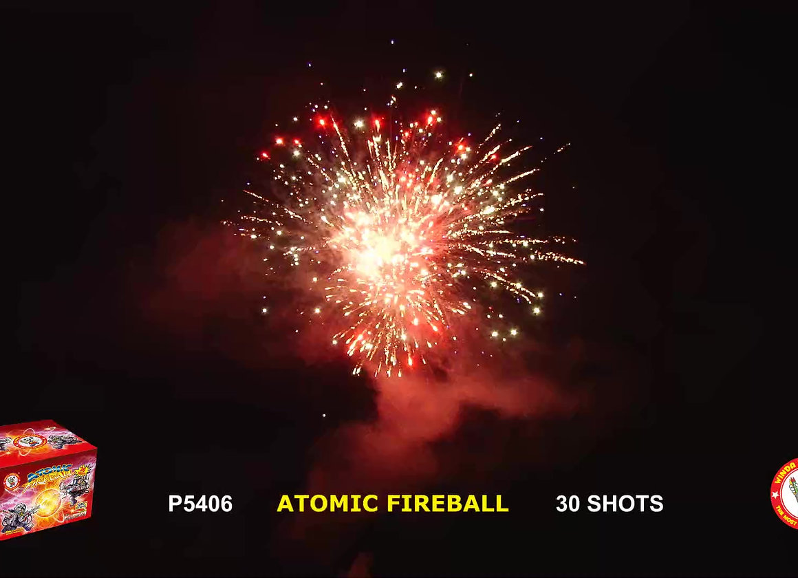 ATOMIC FIREBALL 30'S | Winda Fireworks
