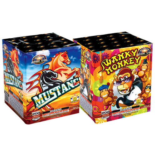 SWANKY MONKEY&MUSTANG 8 'S | Winda Fireworks
