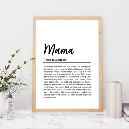 Poster A4 - Mama | PRINT.CRAFT.LOVE!