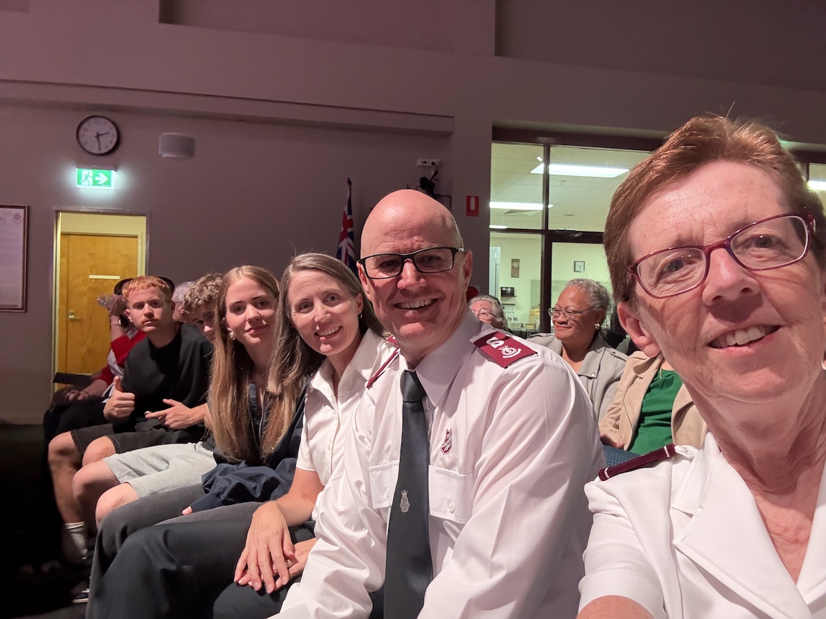 Major Darrell Wilson installed as the new Divisional Commander for WA
