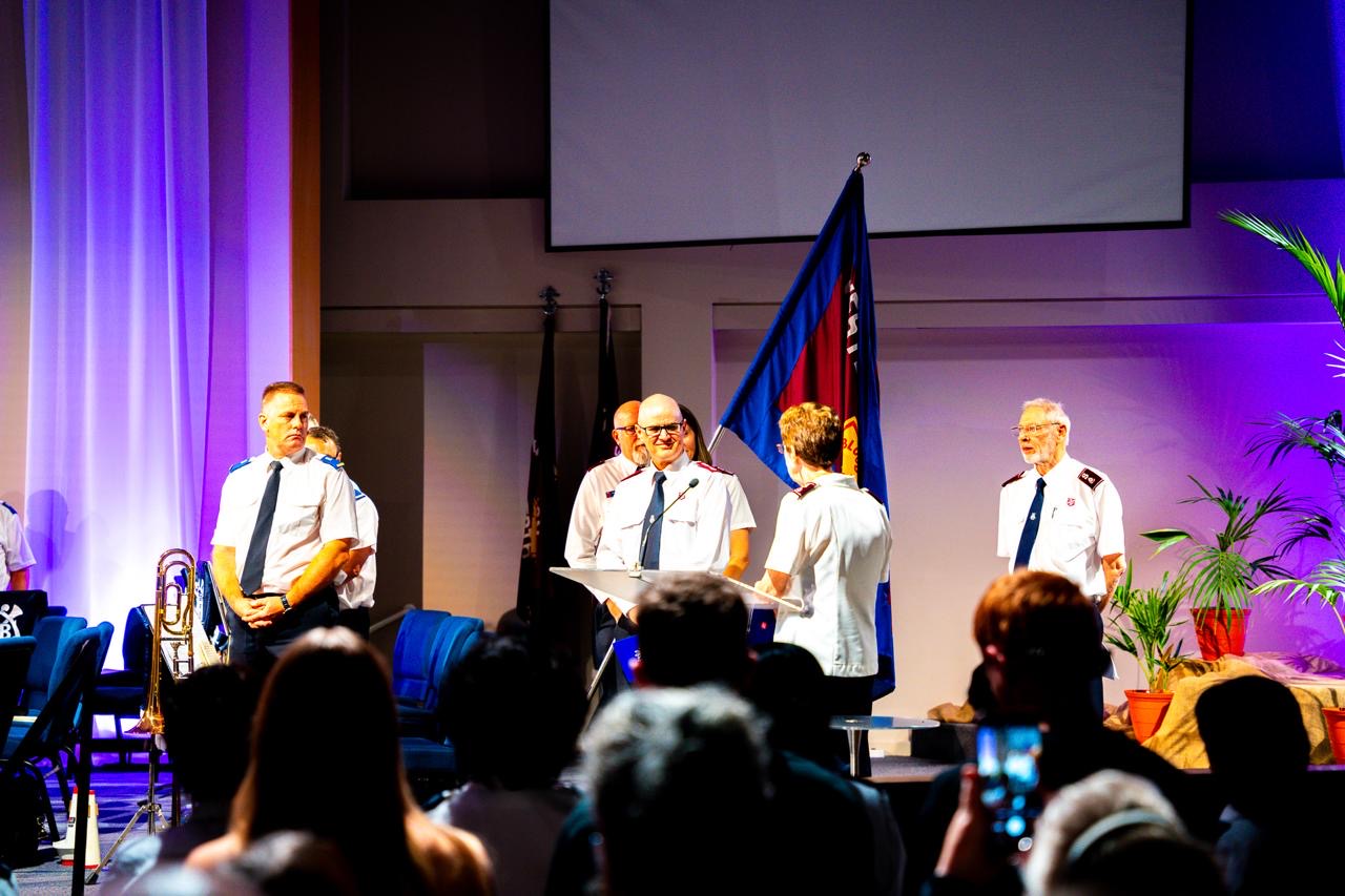 Major Darrell Wilson installed as the new Divisional Commander for WA