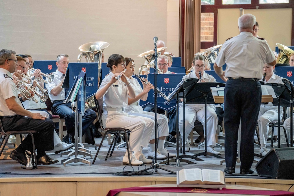 Melbourne Staff Band joins forces with Navy Band for symphonic sounds