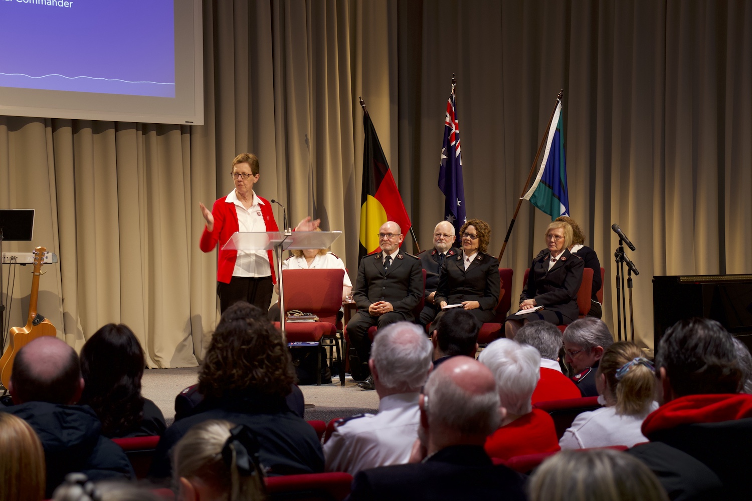 General Buckingham enrols world’s newest soldier at Hobart Rally