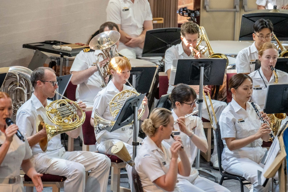 Melbourne Staff Band joins forces with Navy Band for symphonic sounds