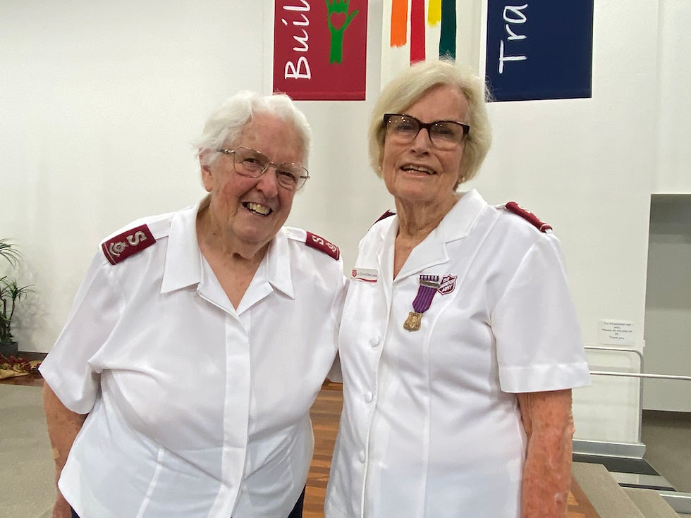 Lieut-Colonel Olive Lucas receives Order of the Founder