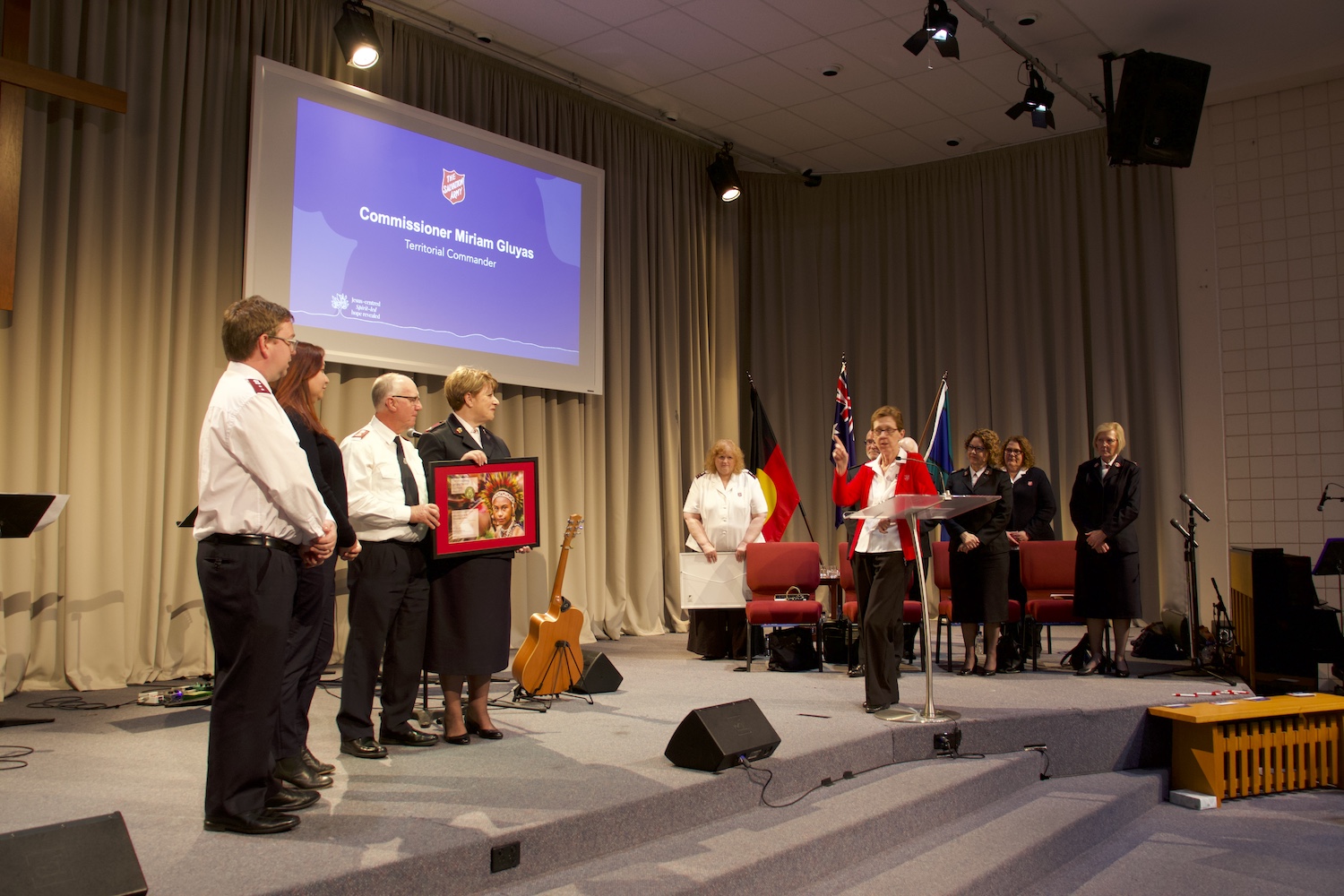 General Buckingham enrols world’s newest soldier at Hobart Rally