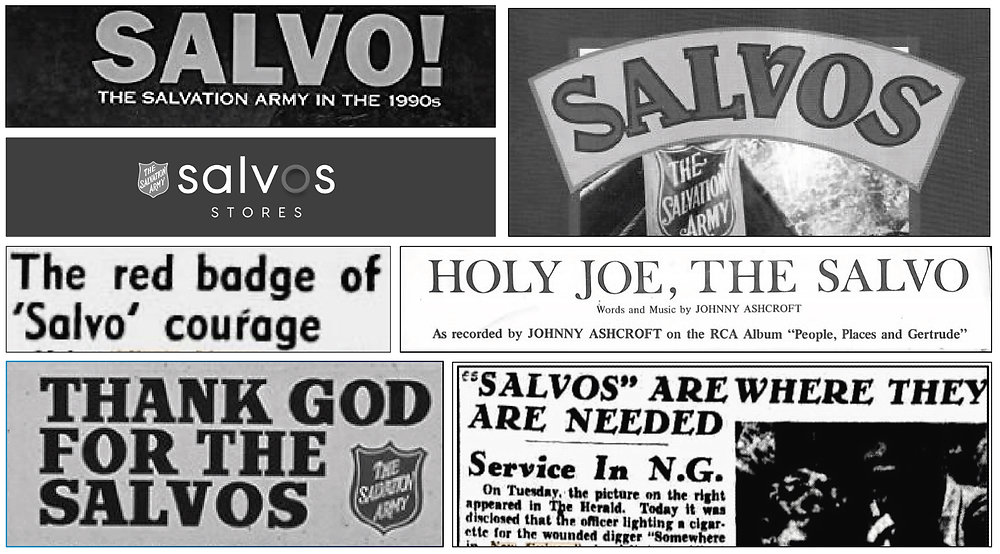 Where did the word ‘Salvos’ come from?