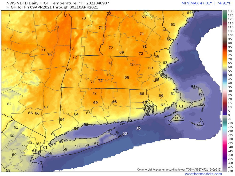 End of the beautiful weather for now and some maps for severe weather ...