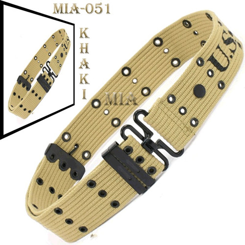 WWII US M36/1936 PISTOL BELT – BRASS REPRO