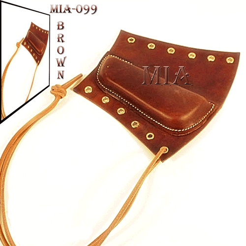 BRITISH LEATHER SNIPER RIFLE CHEEK PAD