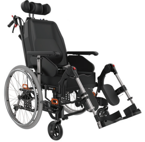 Aidacare Aspire Rehab RX Tilt-in-Space Wheelchair | Lightweight Mobility
