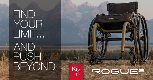 Ki Mobility Rogue 2 Rigid Wheelchair | Lightweight Mobility