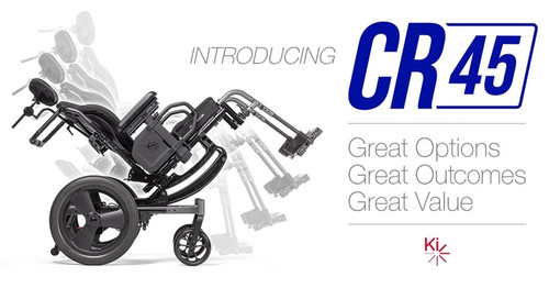 Ki Mobility CR 45 Tilt in Space Frame | Lightweight Mobility