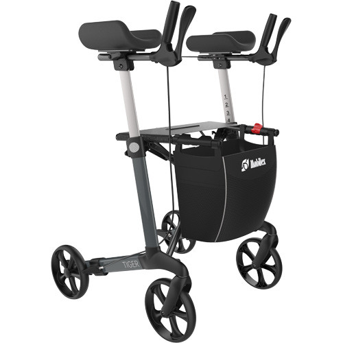 Mobilex Tiger Forearm Rollator Walker | Lightweight Mobility