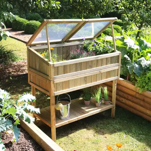 Small Cold Frame (Can Also Be Fitted Onto Our Standing Herb Planter ...