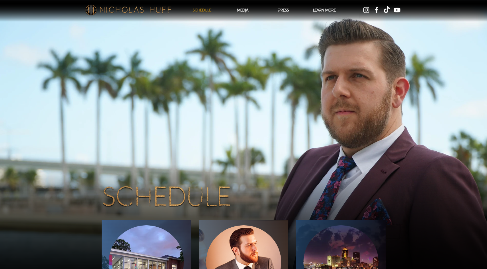 Schedule | Nicholas Huff