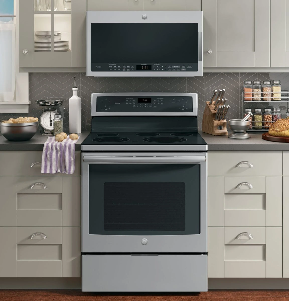 Signature Collection: GE Profile Over the Range Microwave | Westcraft Homes
